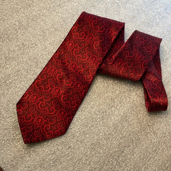 Donald Trump | Accessories | Donald Trump Red Silk Tie Signature ...